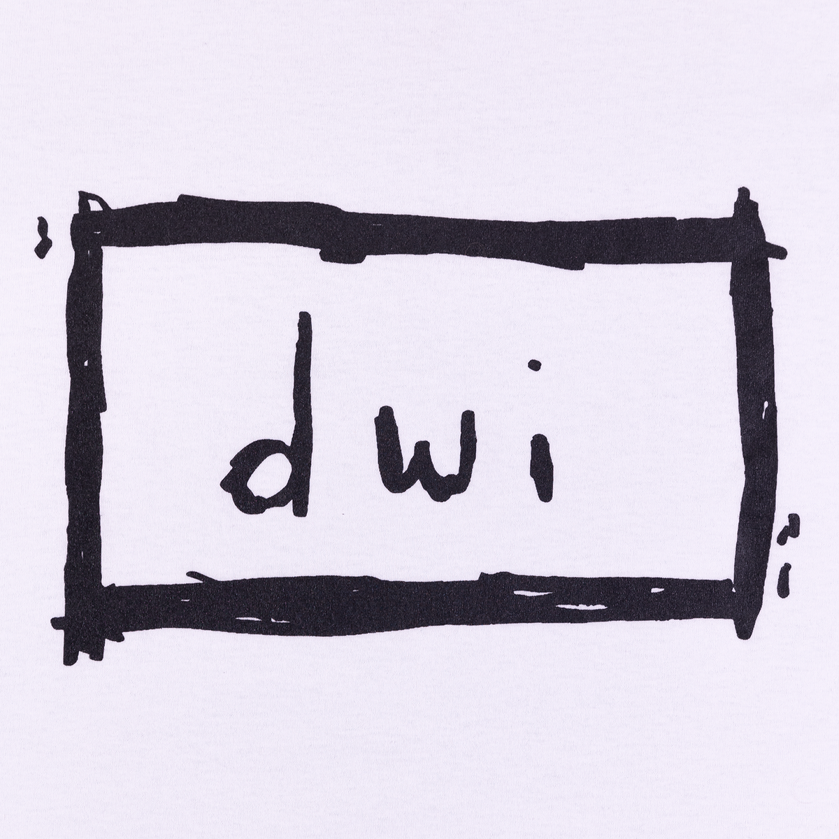 dwi - Logo T-Shirt (white) // Official Band Merch – 604 Shop