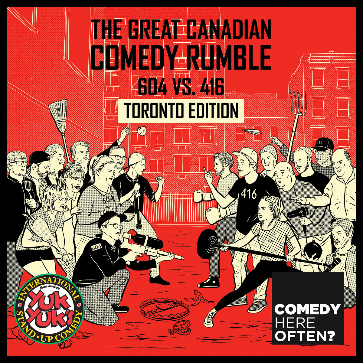 CHO The Great Canadian Comedy Rumble: 604 vs. 416 (Toronto Edition ...